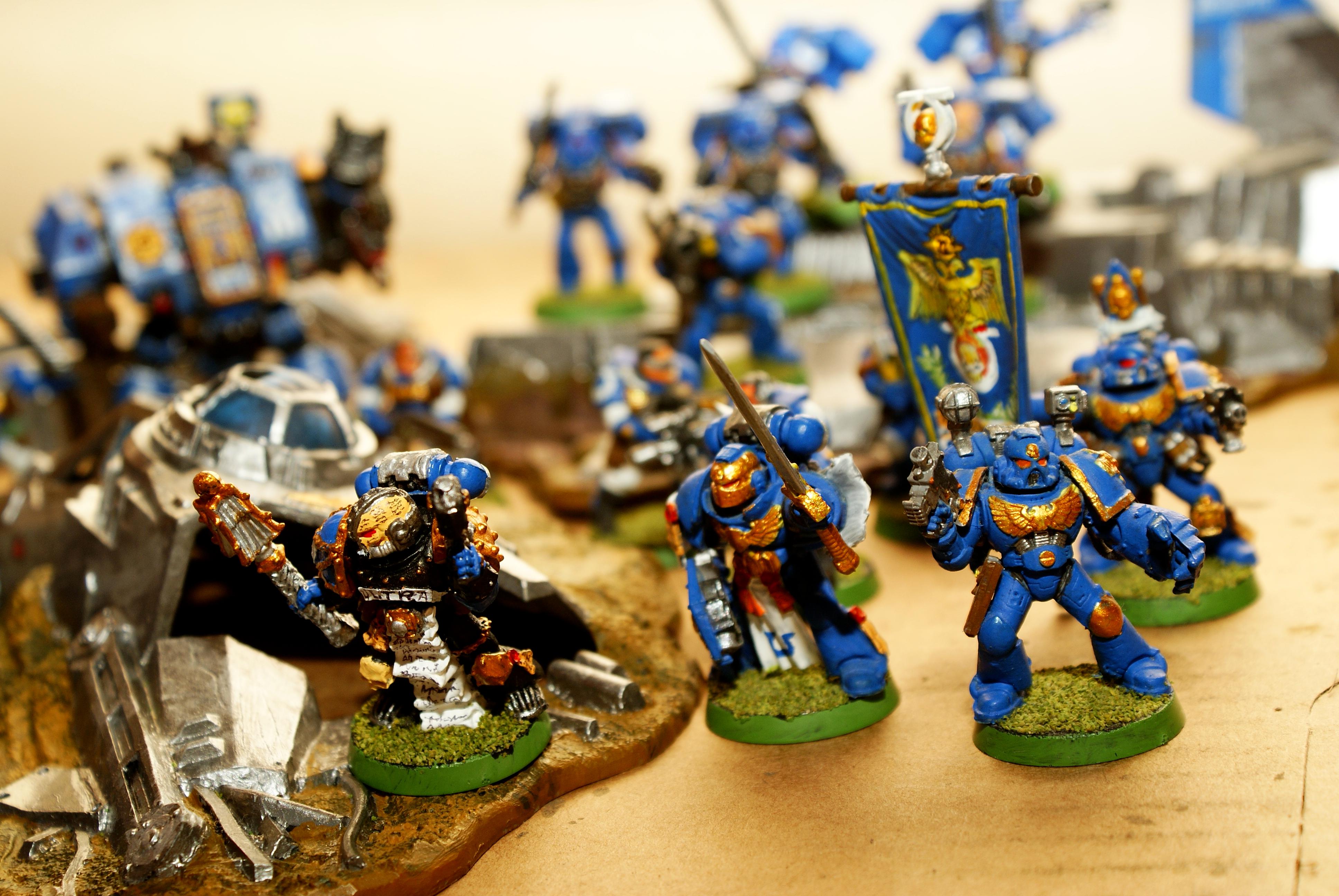 Space, Space Marines, Ultramarines - Composition 2 - Gallery - DakkaDakka